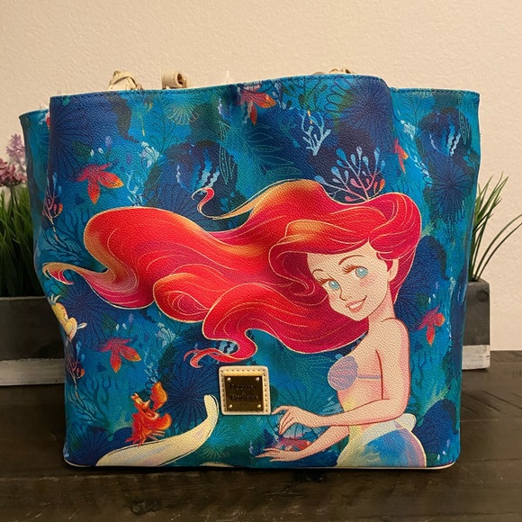 Dooney & Bourke | Bags | Disney Parks 223 The Little Mermaid Ariel Tote ...